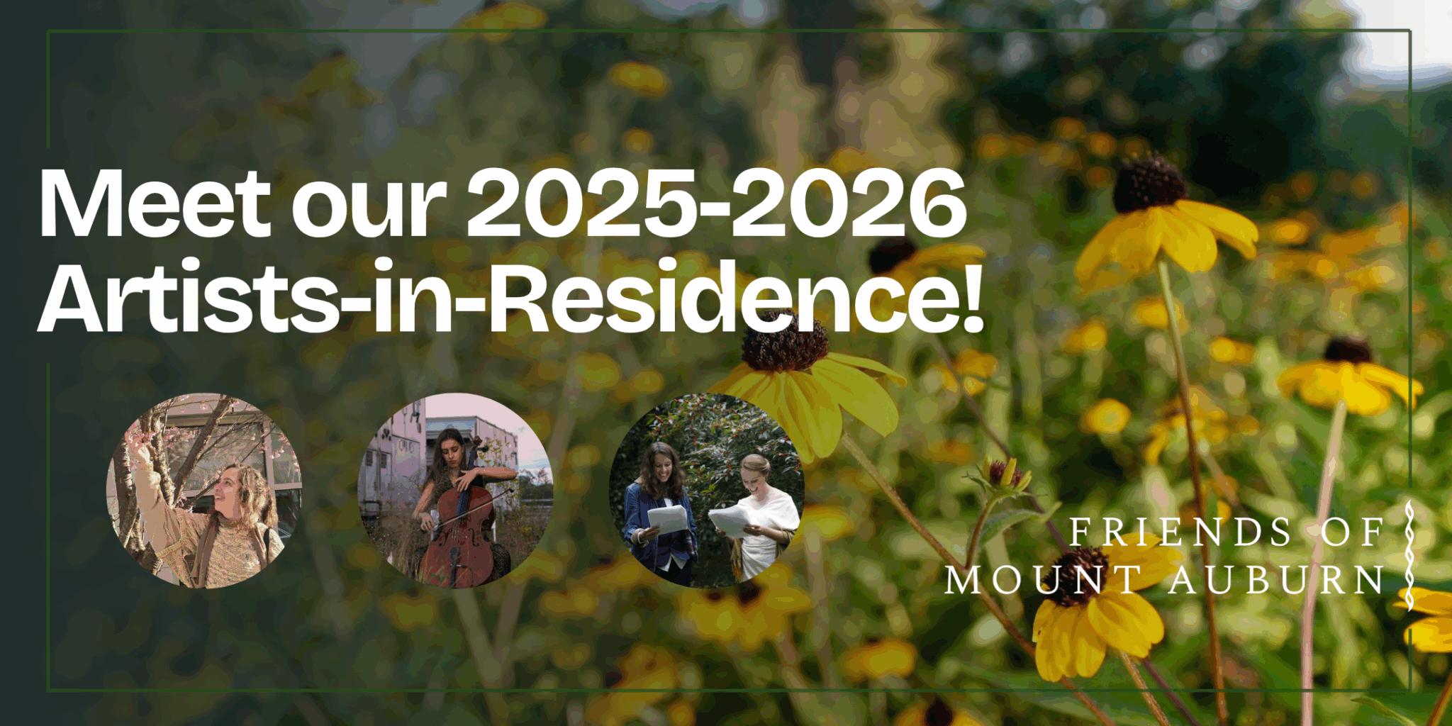 Meet our 2025-2026 Artists-in-Residence! – Mount Auburn Cemetery